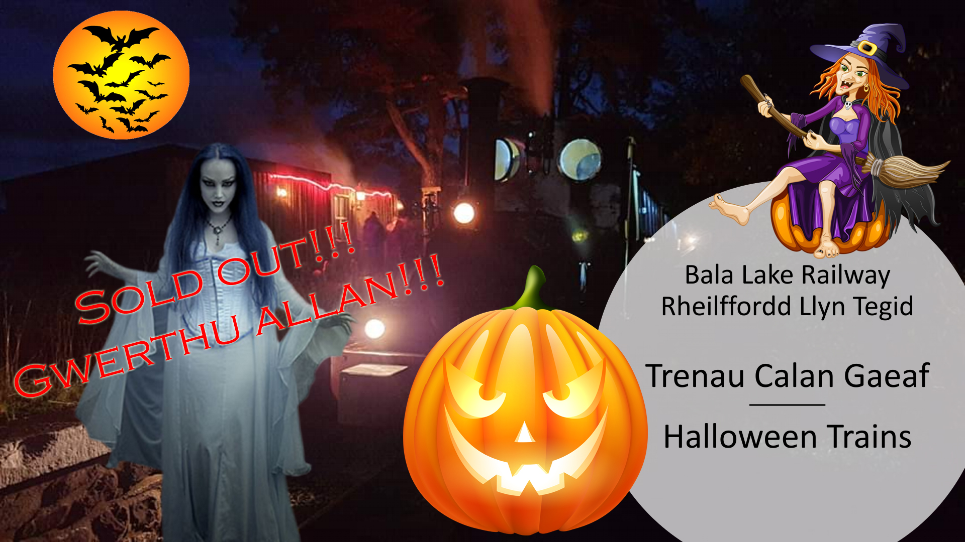 2021 Halloween Trains – Bala Lake Railway